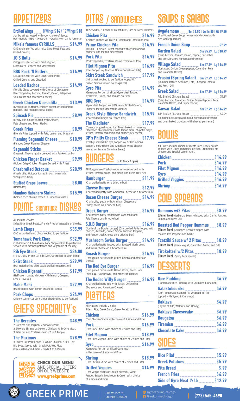 Greek Prime Chicago – Authentic Greek Food – Fresh Flavors ...